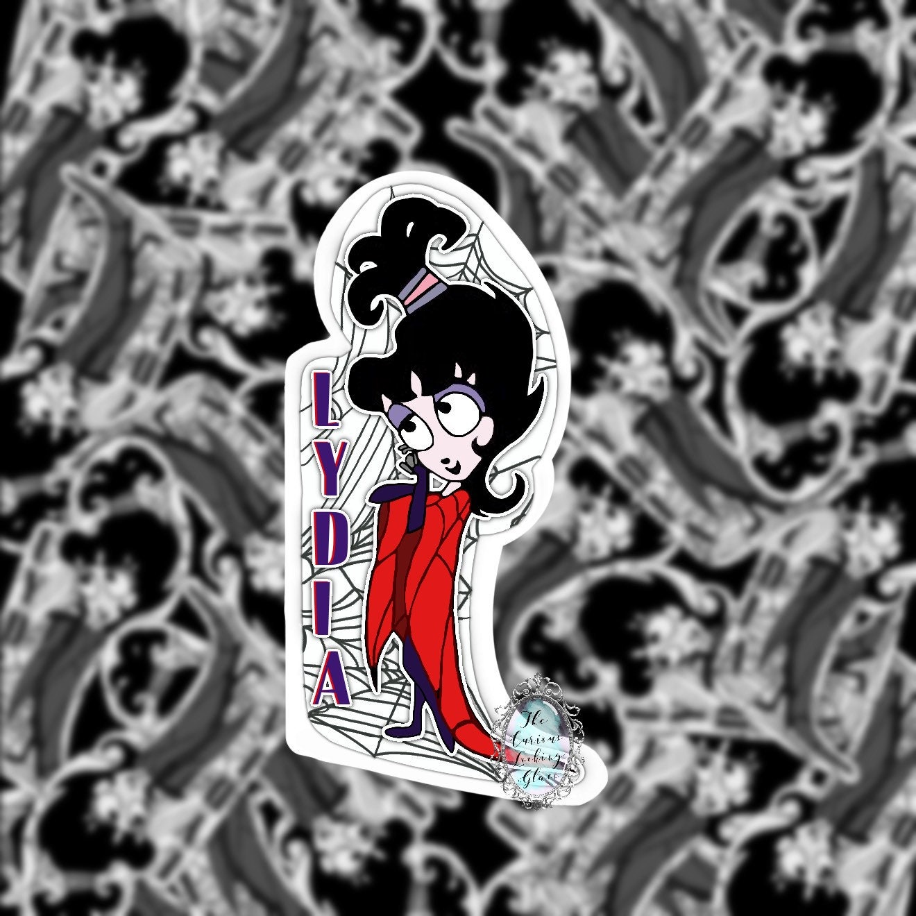 Lydia Deetz Beetlejuice 90s Cartoon Sticker Decal 3 T X 1.75 - Etsy UK