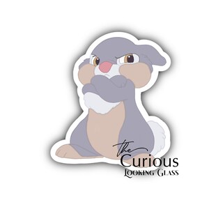 Thumper Bunny Rabbit Disney Bambi Vinyl or Glossy Paper Sticker Decal 3 ...
