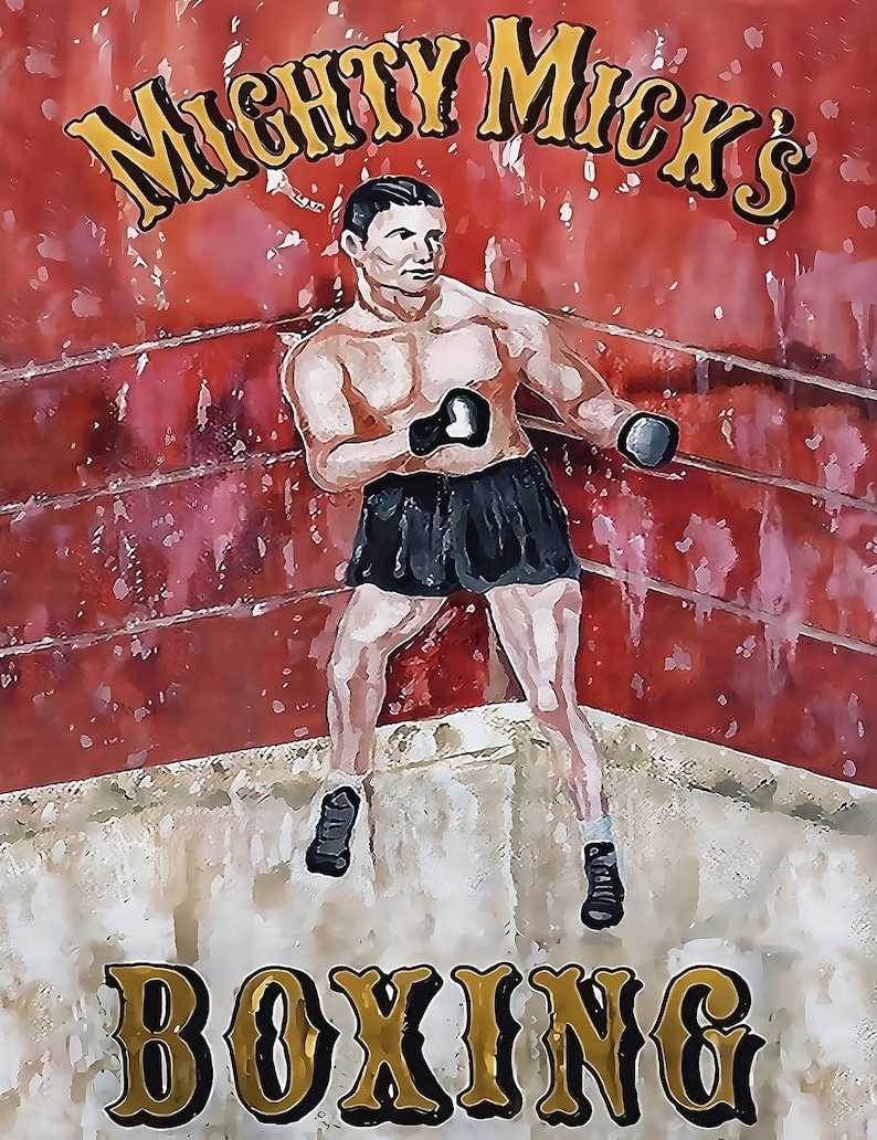 Mighty Mick's Boxing Gym / Philadelphia/ Canvas Art/ Boxing/poster ...