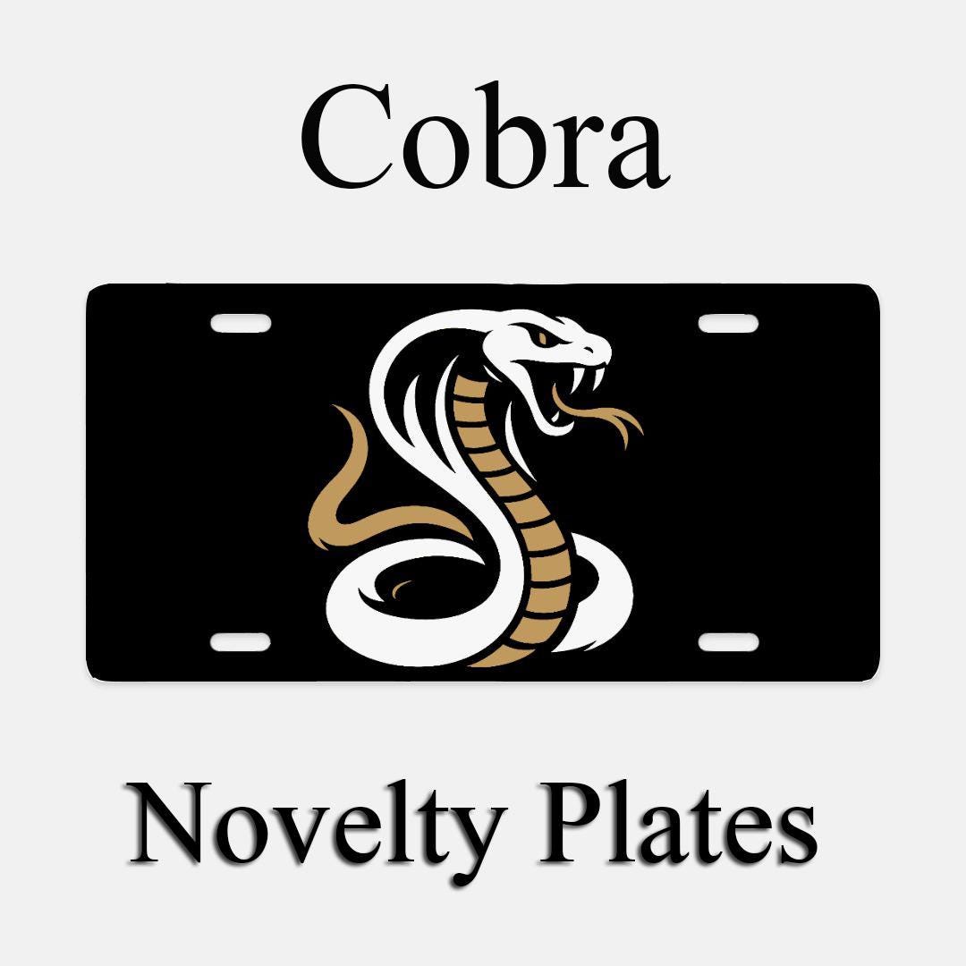 Cobra Snake Silhouette License Plate - Etsy