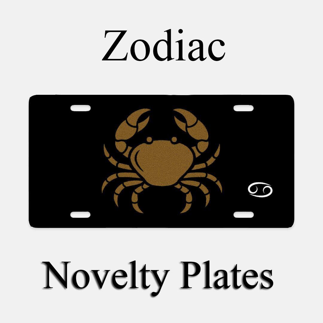 Cancer Zodiac Astrology License Plate - Etsy