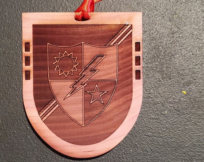 75th Ranger Regiment or Battalion Flash Christmas Ornament - Etsy