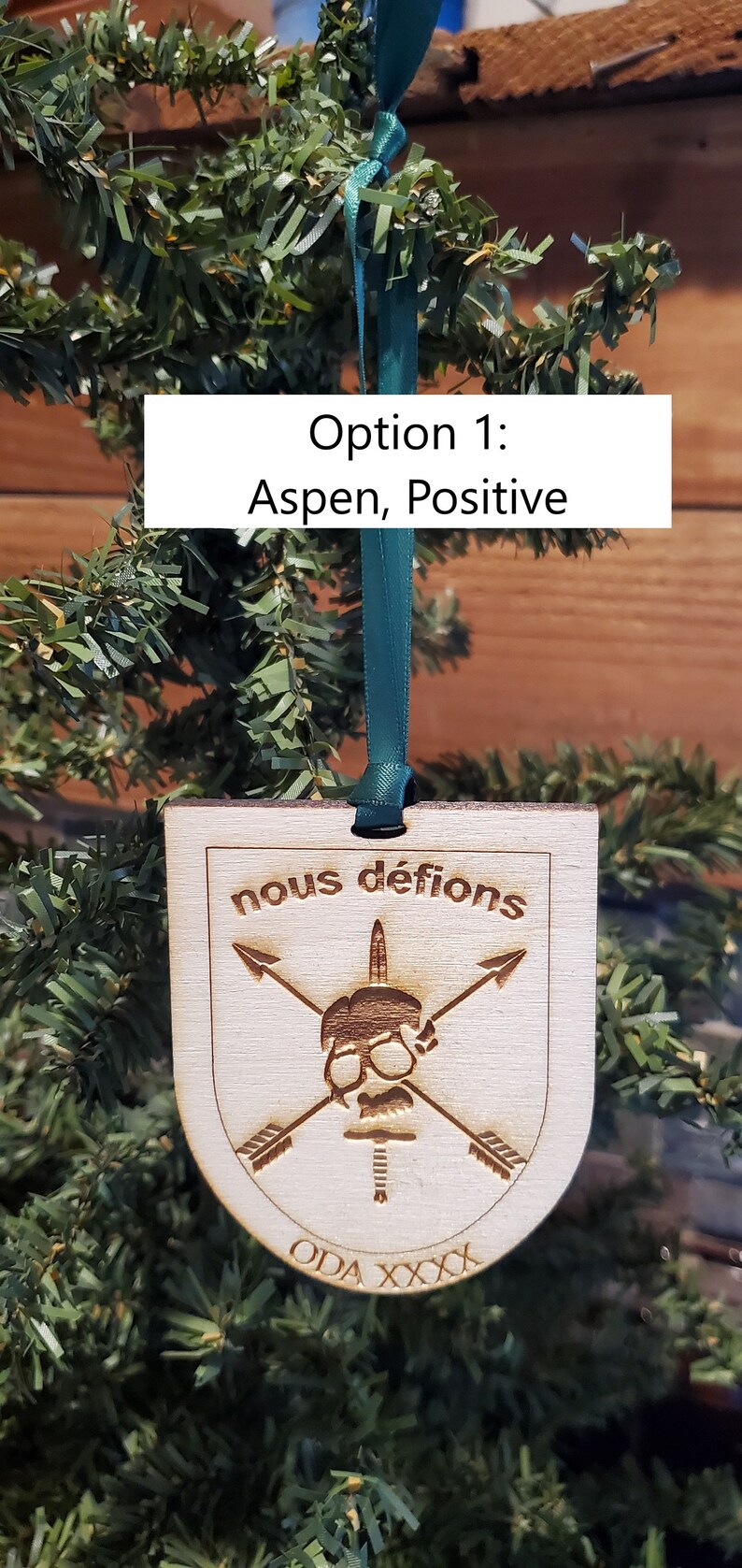 US Army Special Forces CIF Ornament (cedar or Aspen) - Etsy