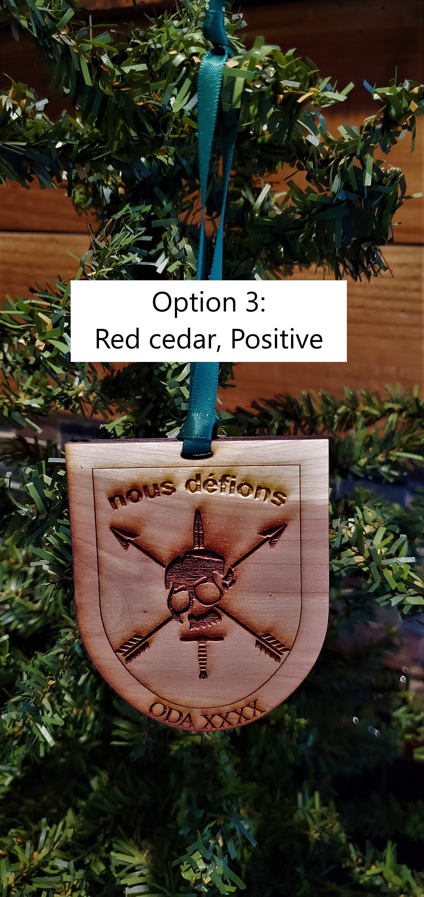 US Army Special Forces CIF Ornament (cedar or Aspen) - Etsy