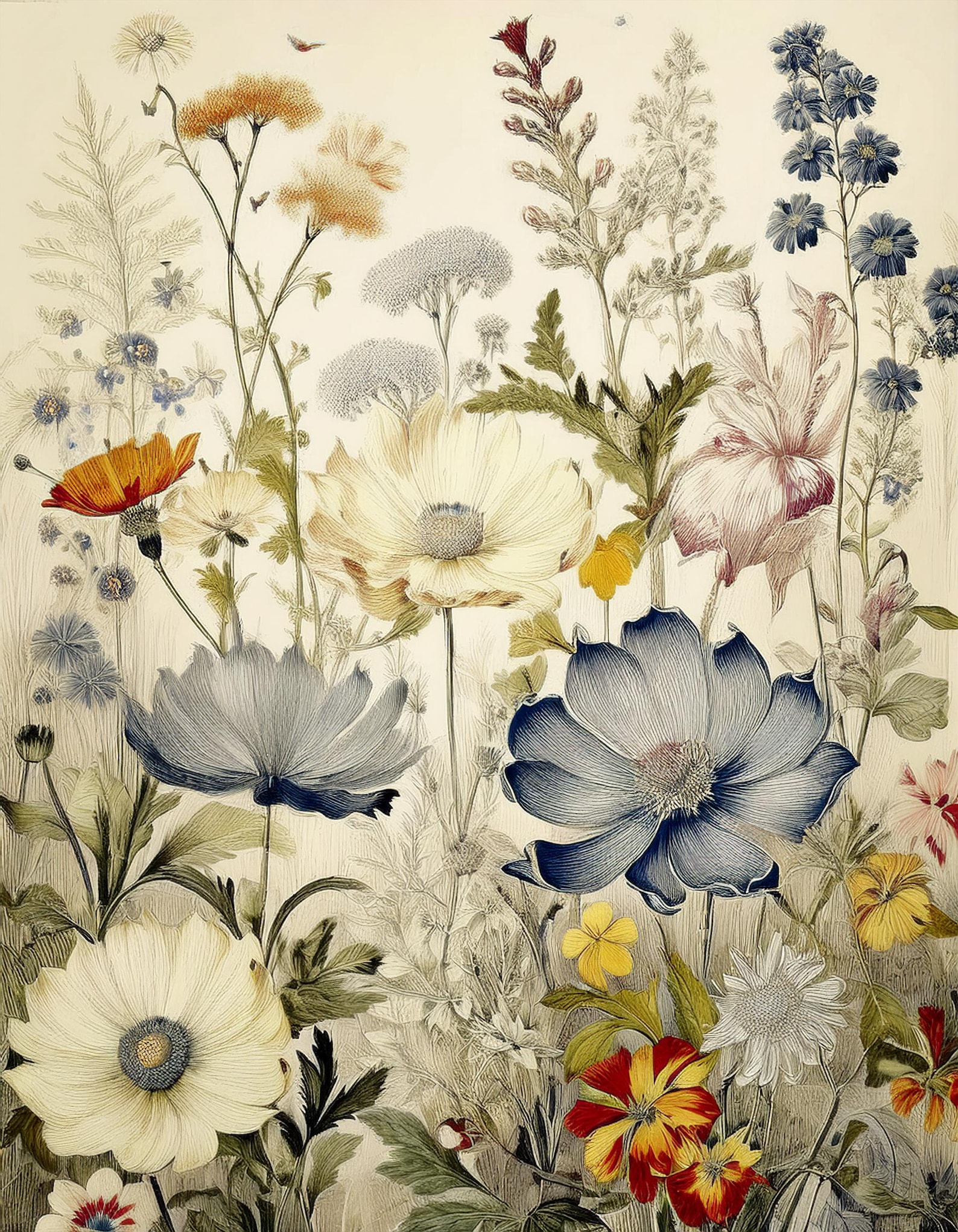 10 Floral Spring Summer Flowers High Quality Printable Images - Clipart ...