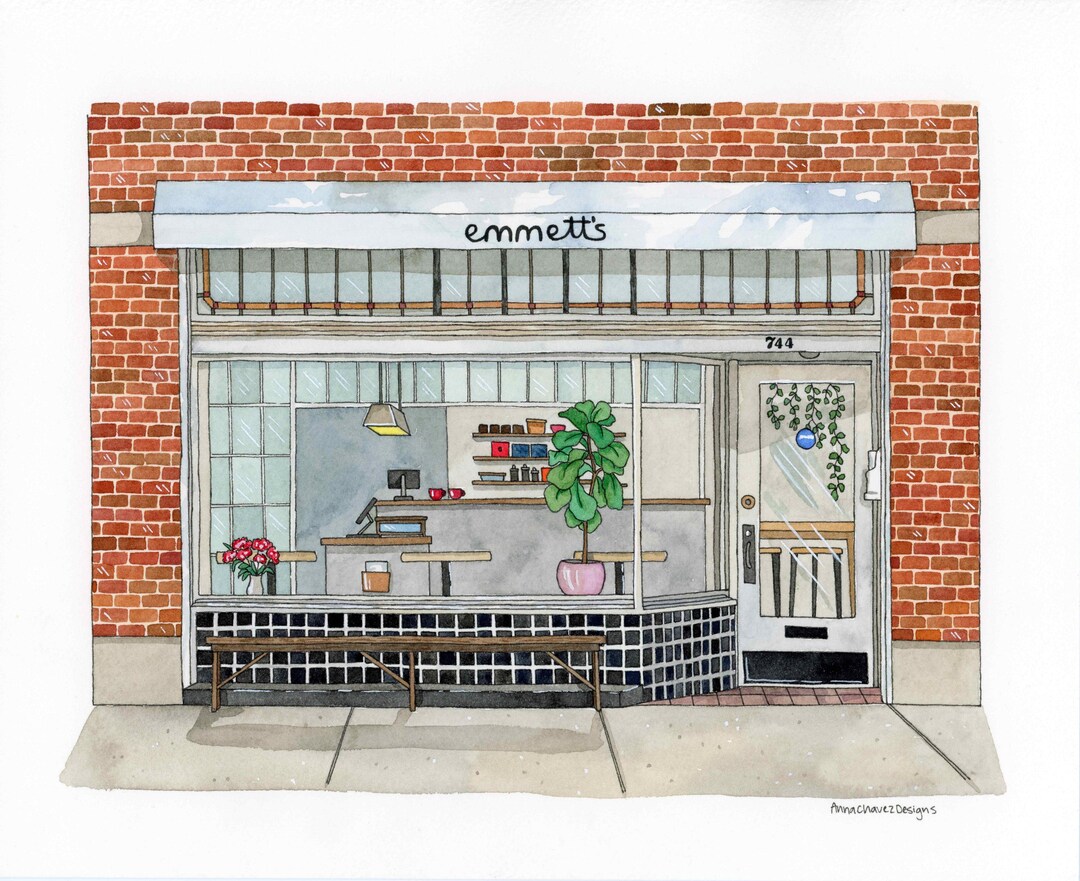 Custom Hand-painted Watercolor Painting - Etsy