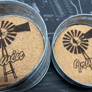 Mason Jar Coasters-windmill Coaster-fun Coasters-mason Jar Coasters ...
