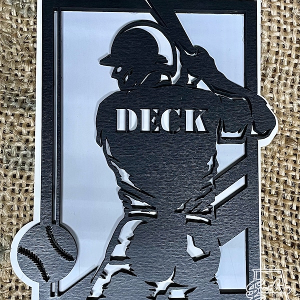 Baseball Player Sign - Etsy