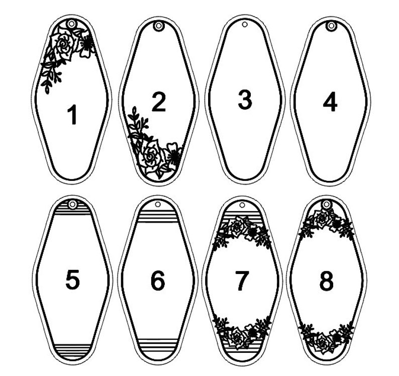 Retro Hotel Motel Key Tag Custom Personalized, Vintage Key Fob ...