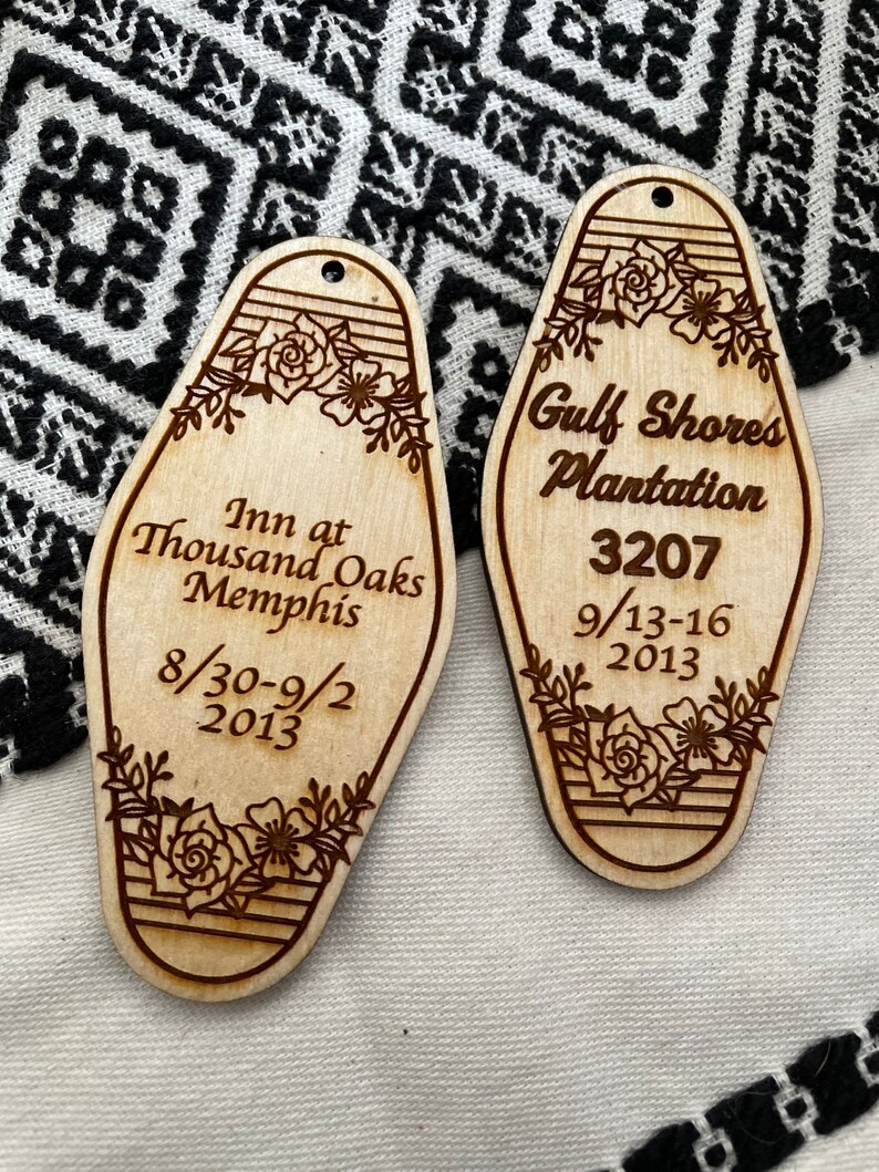 Retro Hotel Motel Key Tag Custom Personalized Vintage Key - Etsy