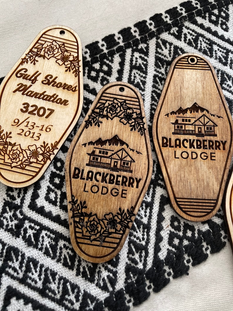 Retro Hotel Motel Key Tag Custom Personalized Vintage Key - Etsy