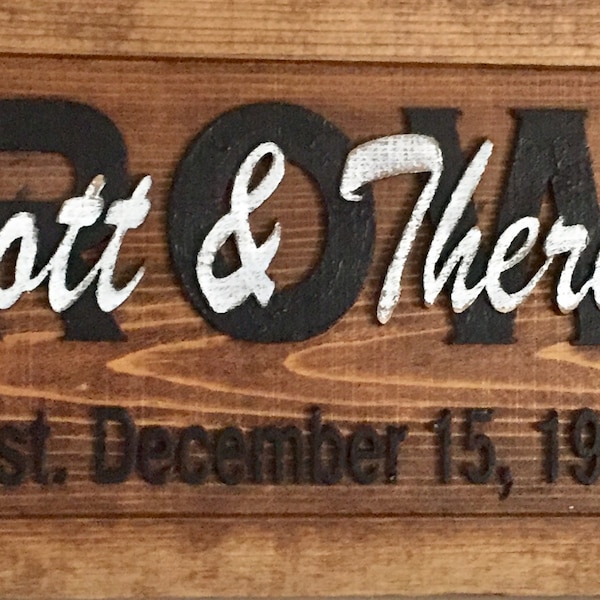 Carved Signs - Etsy