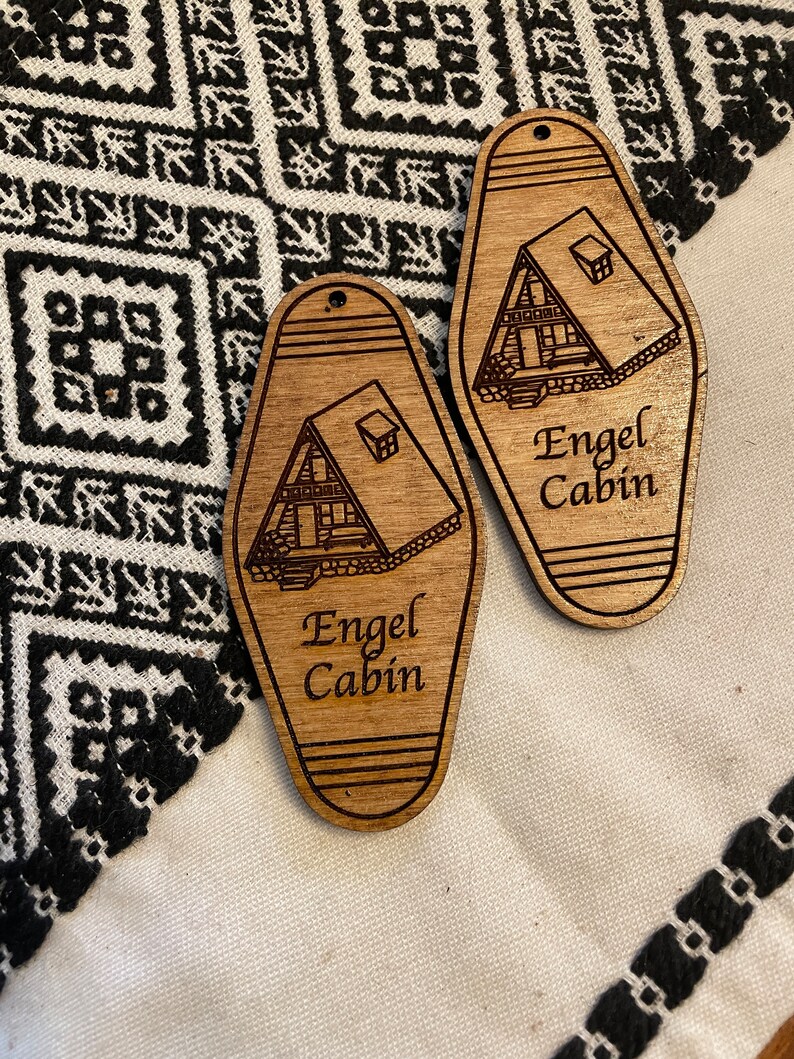 Retro Hotel Motel Key Tag Custom Personalized, Vintage Key Fob ...