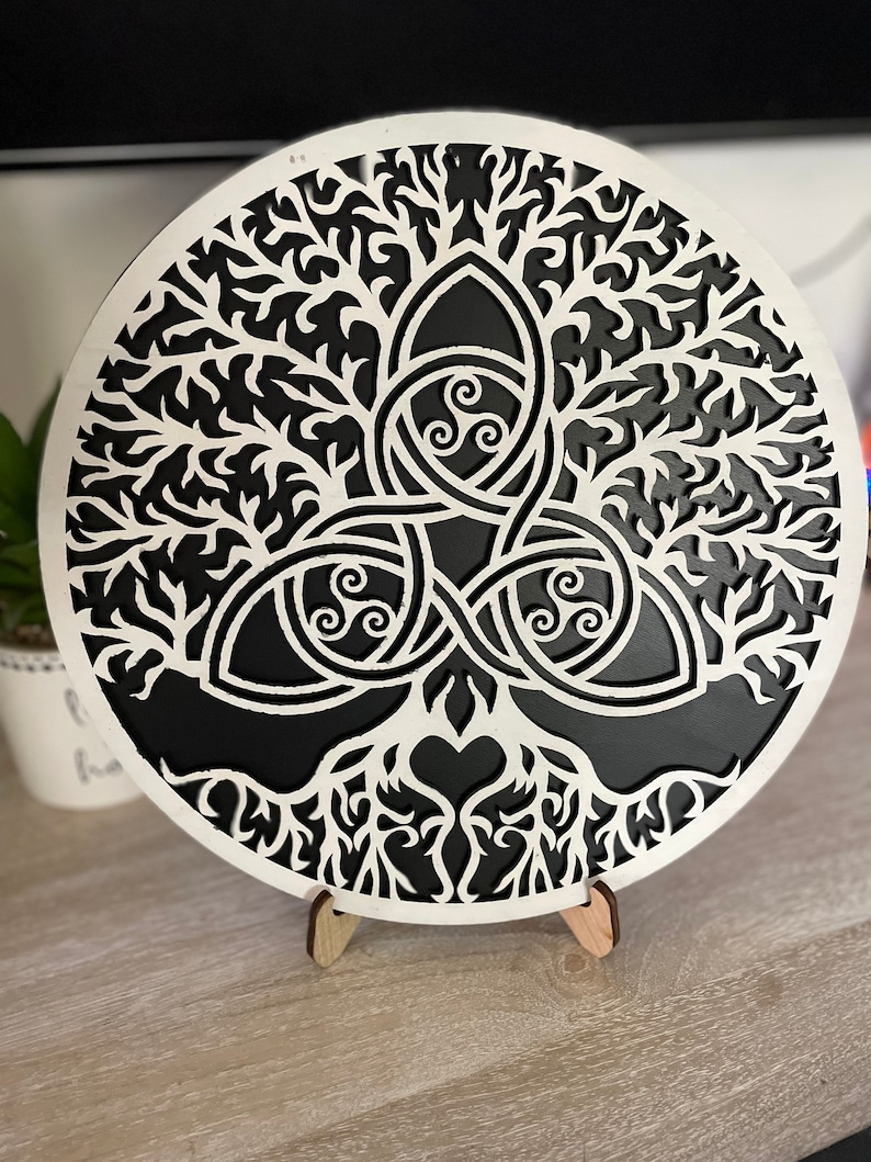 Celtic Tree of Life Laser Cut Plaque Custom Gift for Her - Etsy