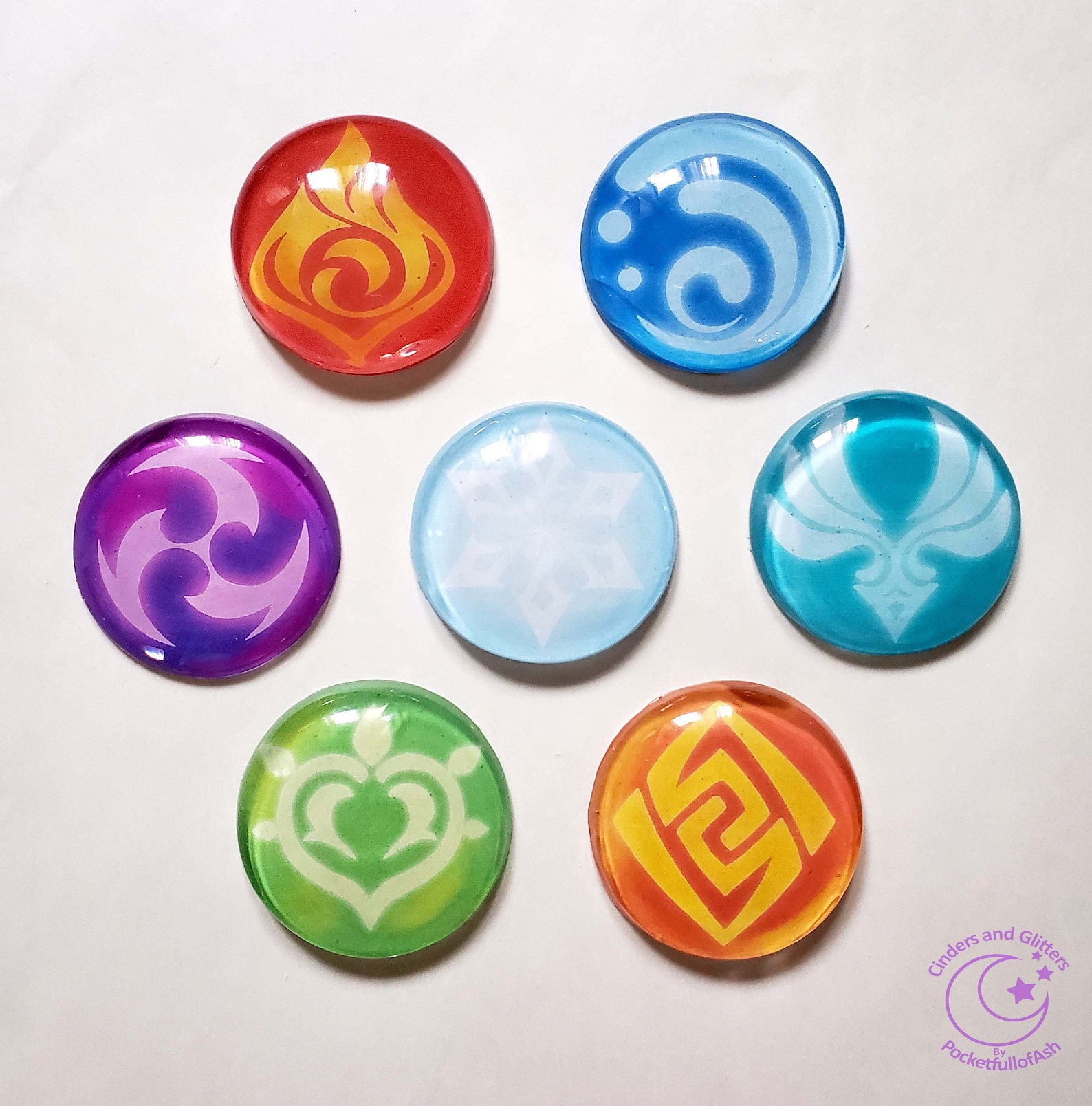 Genshin Impact Element Vision Gem - Etsy