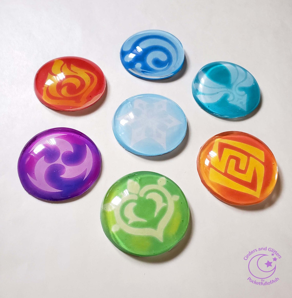 Genshin Impact Element Vision Gem - Etsy
