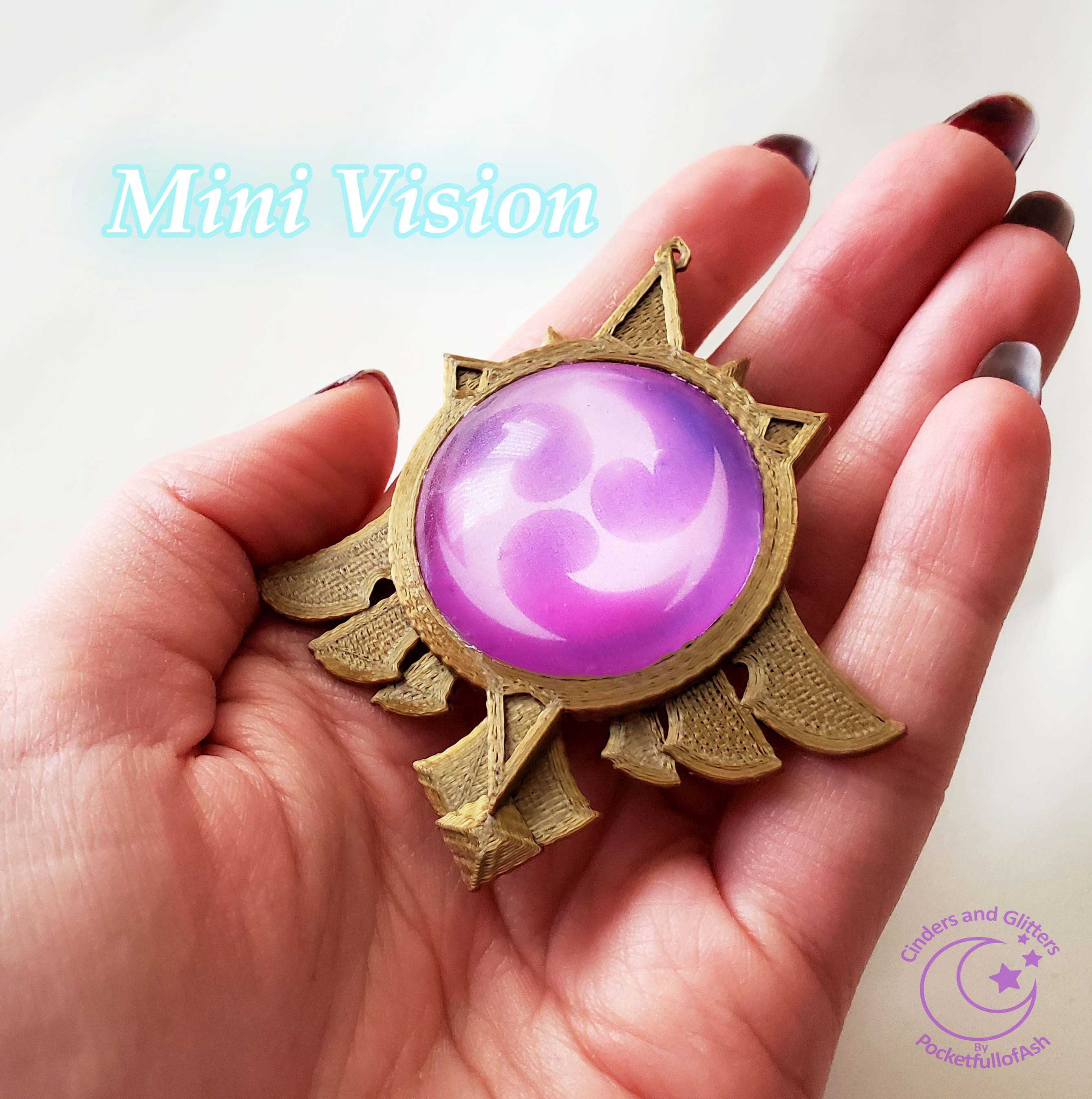 Genshin Impact MINI Element Vision Amulet - Etsy Canada