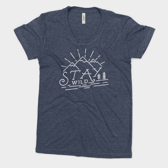 Stay Wild National Park Women's Tshirt | Etsy