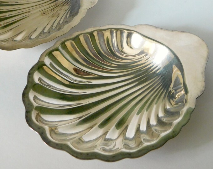 Silver Plate Clam Shell Dish by Oneida, Set of 2 - Etsy