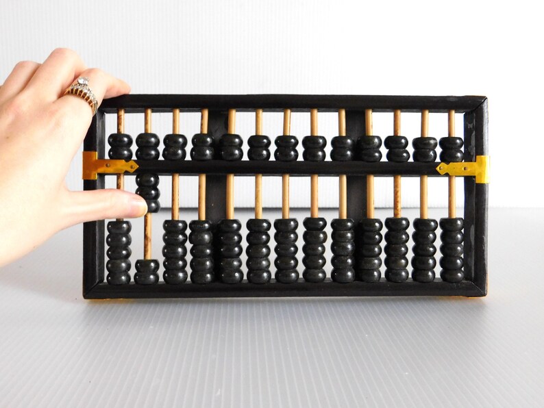 13-row Chinese Abacus by Lotus Flower - Etsy