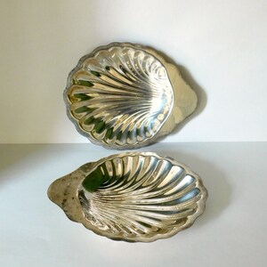 Silver Plate Clam Shell Dish by Oneida, Set of 2 - Etsy