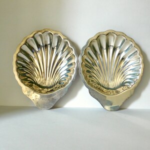 Silver Plate Clam Shell Dish by Oneida, Set of 2 - Etsy