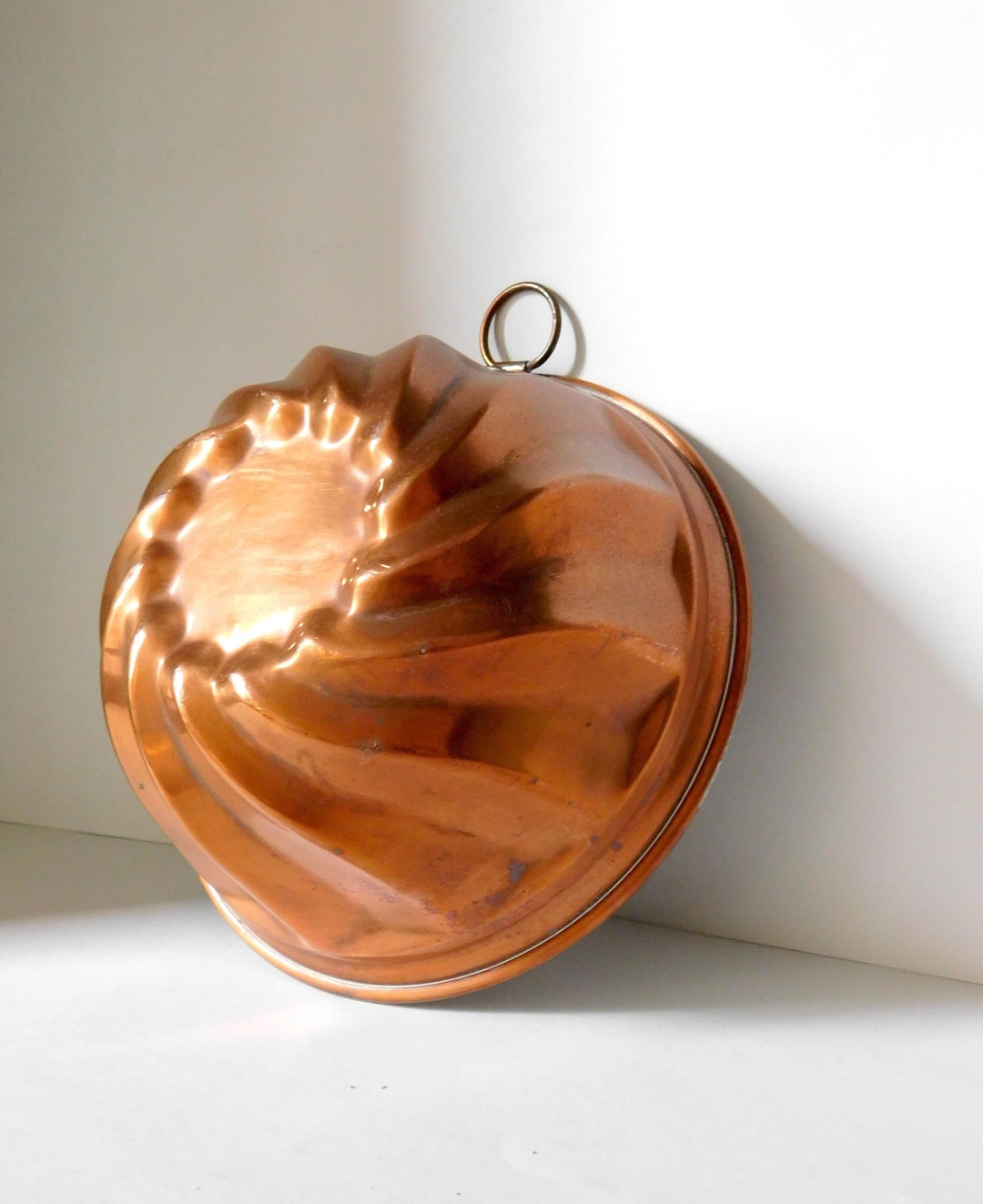 Vintage Copper Bundt Cake Mold - Etsy
