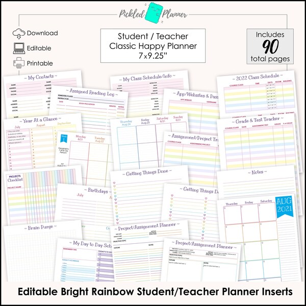 Student Teaching Binder - Etsy