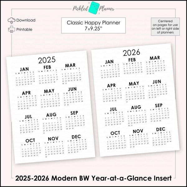 2025 2026 Happy Planner - Etsy