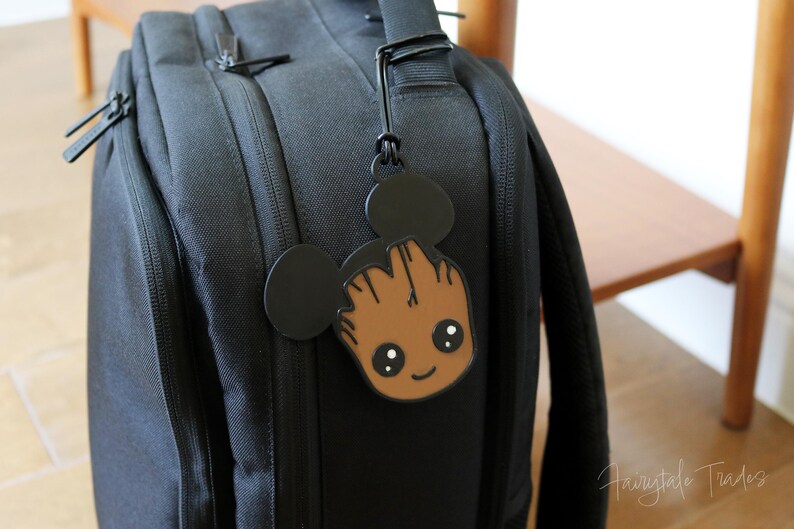 Baby Groot 3D Printed Backpack Tag – Back to School Gift for Kids or ...
