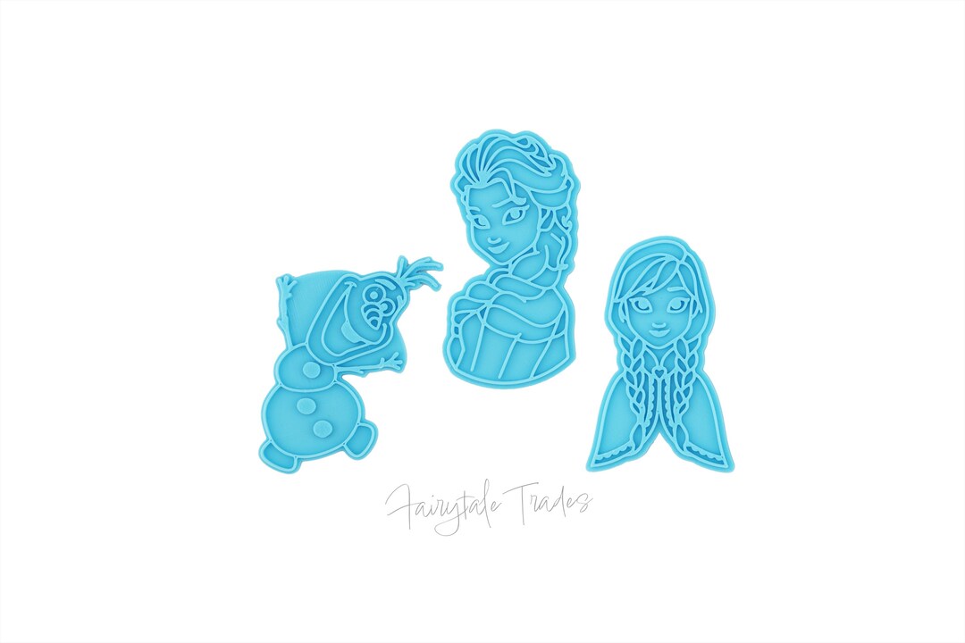 Frozen Cookie Cutter Elsa Anna Cookie Cutter Olaf Disney Cutter Play ...