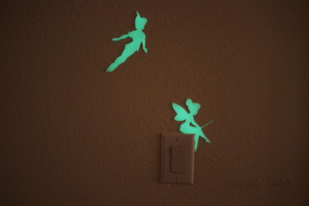 Tinker Bell Light Switch Wall Decor Peter Pan Light Switch Wall Decor ...