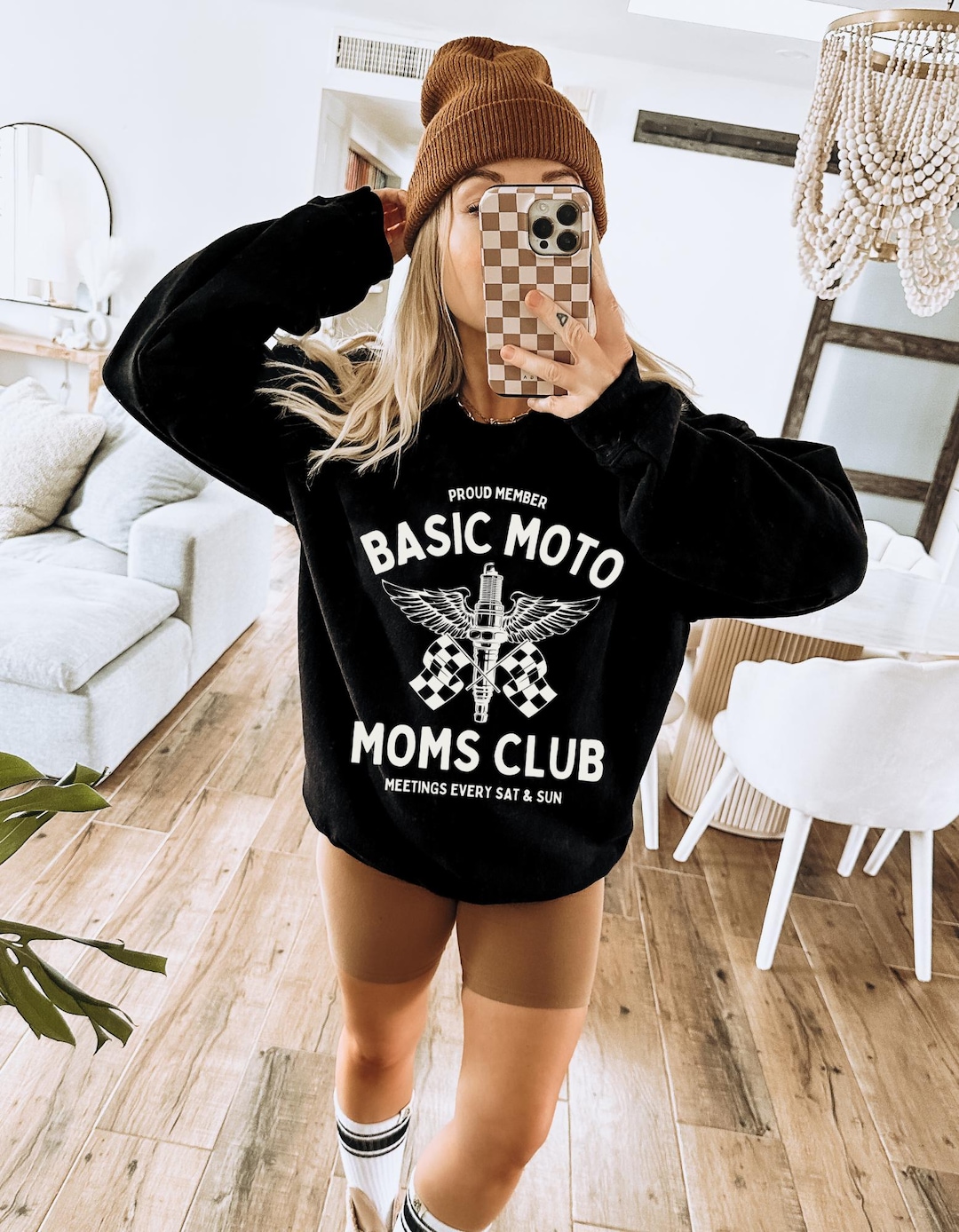 Moto Mom Society Sweatshirt | Moto Mom Sweatshirt | Motocross Mom ...