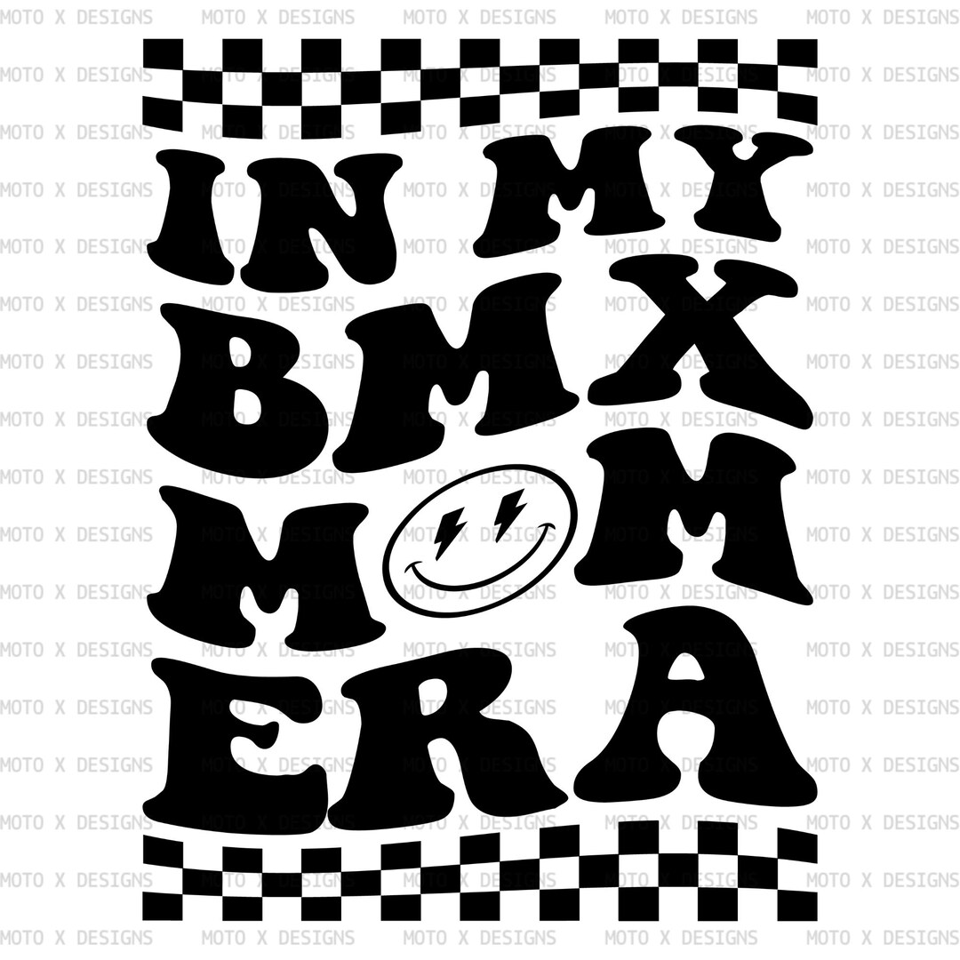 BMX Mom Era Vector PNG: Wavy Bike Design (digital Download) - Etsy