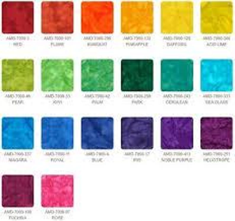 Artisan Batiks, Spectrum Palette, Prisma Dyes, Robert Kaufman, Jelly ...