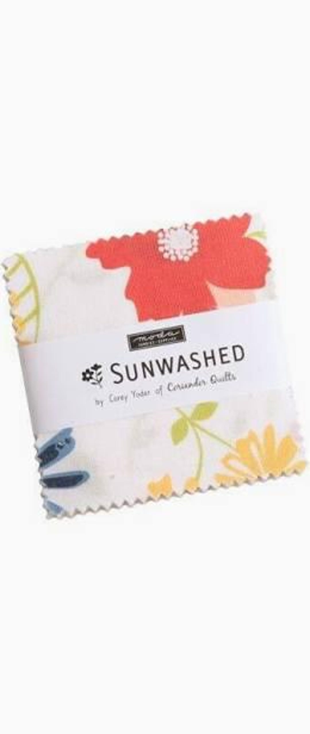 Sunwashed Floral Cotton Mini Charm Pack, Corey Yoder, Moda Fabrics - Etsy