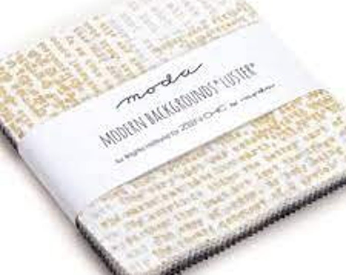 Mini Charm Packs, Modern Background "luster", Zen Chic, Moda Fabrics ...