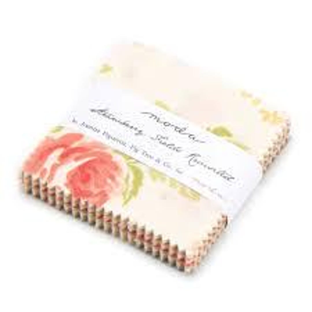 Strawberry Fields Revisited, Fig Tree Quilts, Moda Fabrics, Mini Charms ...