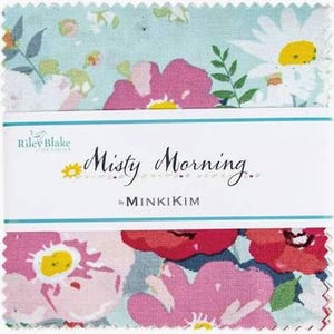 Misty Morning, Minki Kim, Riley Blake, Multi Colored, Charm Pack ...