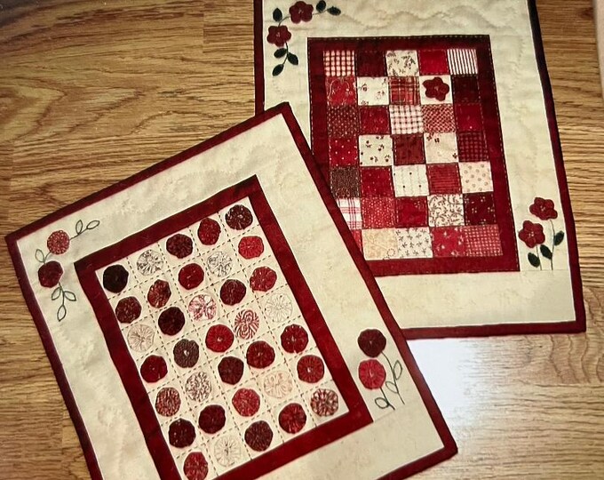 Sweet Duet Quilt Kit, Red Button Quilt Co., 9"x 11" Quilt Kit, Kit ...