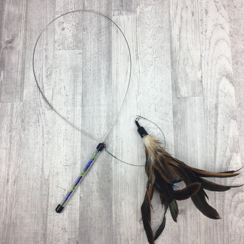 Cat Toy XL Feather Jet Cat Toy Bird Cat Toy Feathers on - Etsy