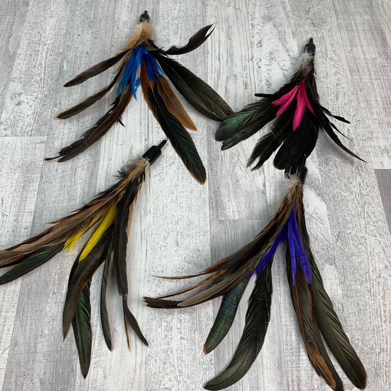 Cat Toy XL Feather Jet Cat Toy Bird Cat Toy Feathers on - Etsy