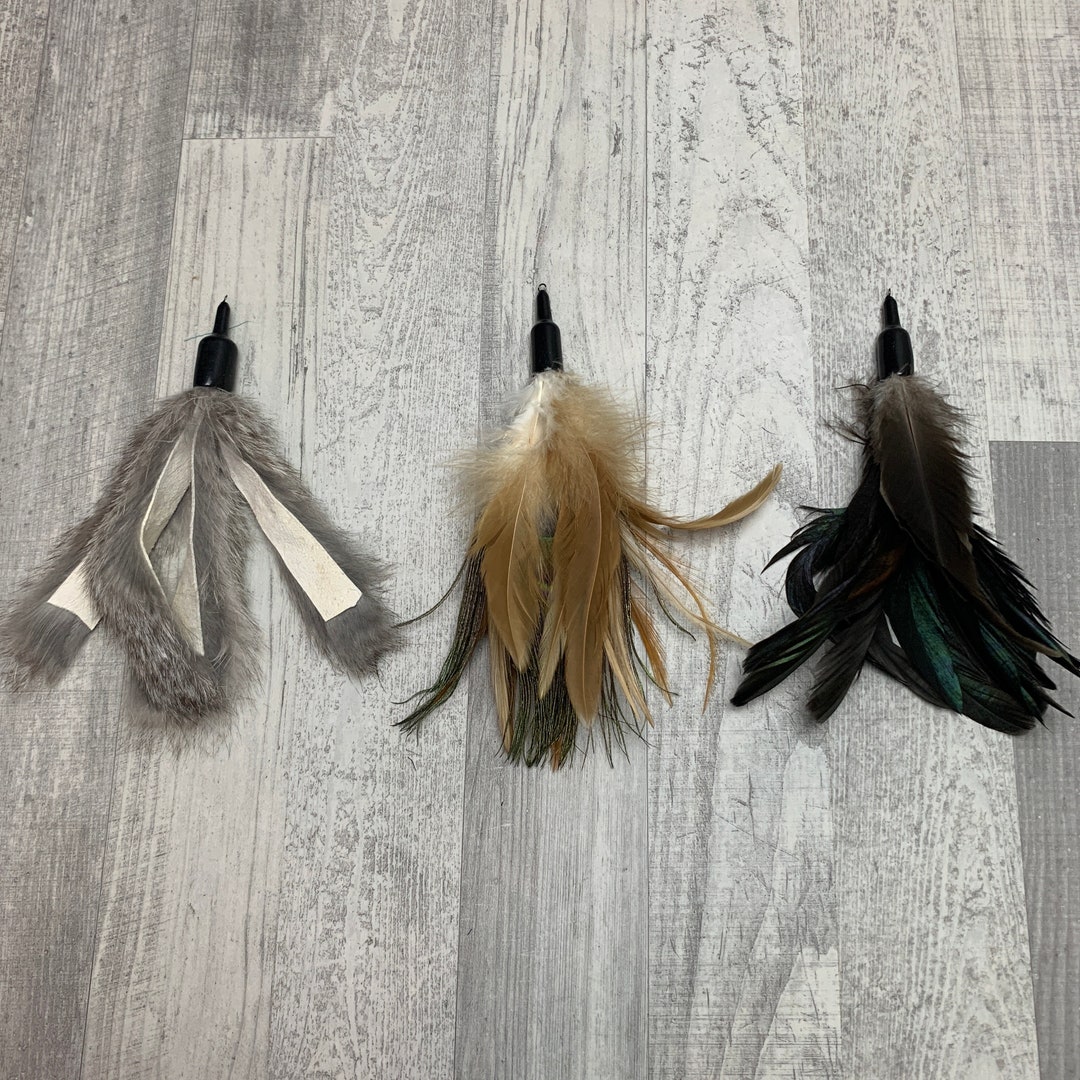 Cat Toy Refill Replacement Pack | Feather Jet / Fly Wand Refill | Fits ...