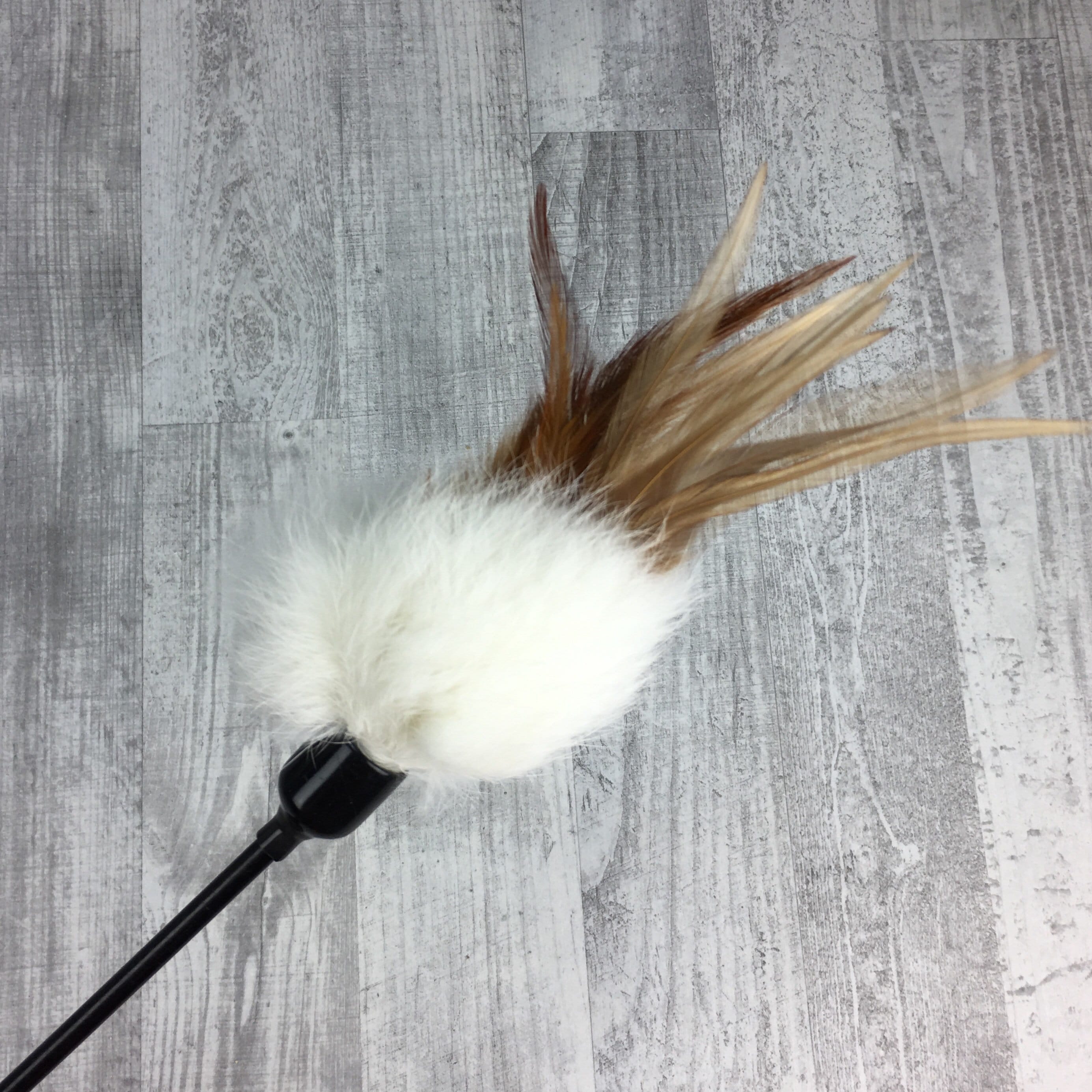 Cat Toy Rabbit Fur & Feathers Teaser Rabbit Skin Cat Toy - Etsy