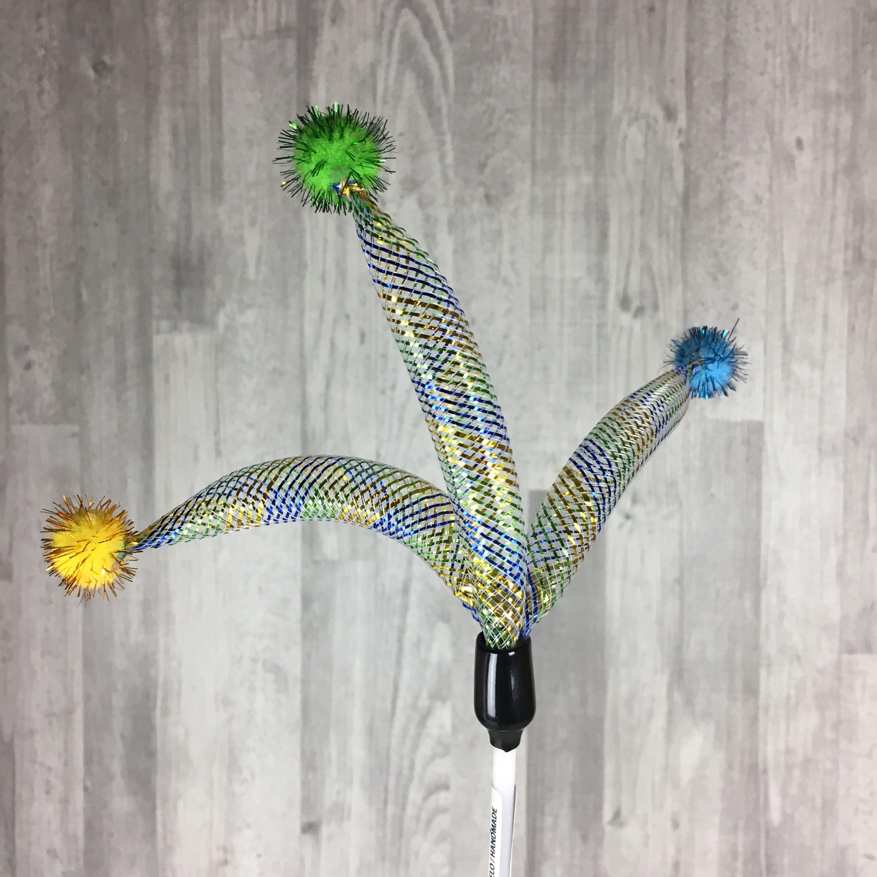 Cat Toy Jester With Bells Cat Teaser Toy Bell Cat Toy - Etsy