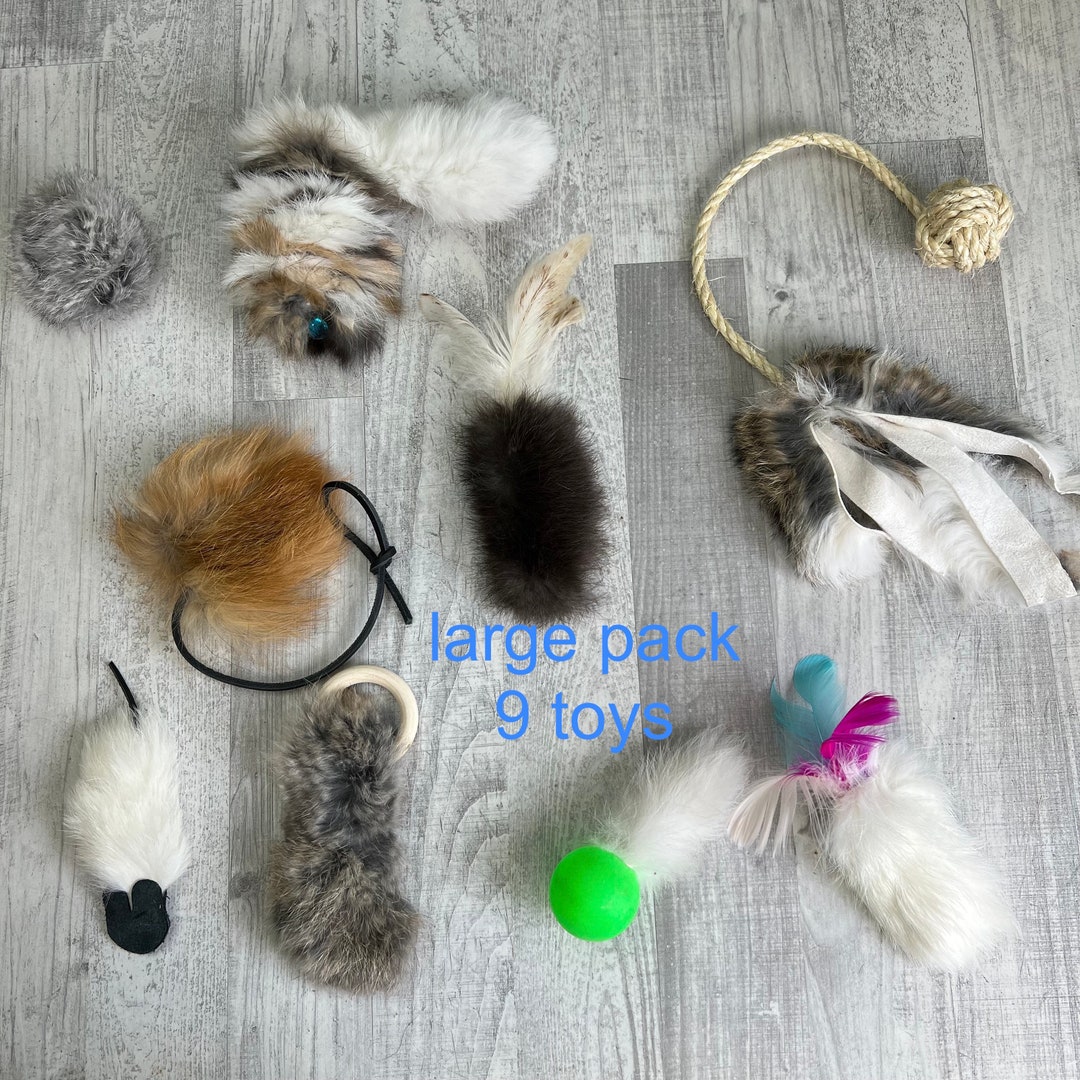 Fur Cat Toy Pack - Small, Medium or Large Pack - Etsy