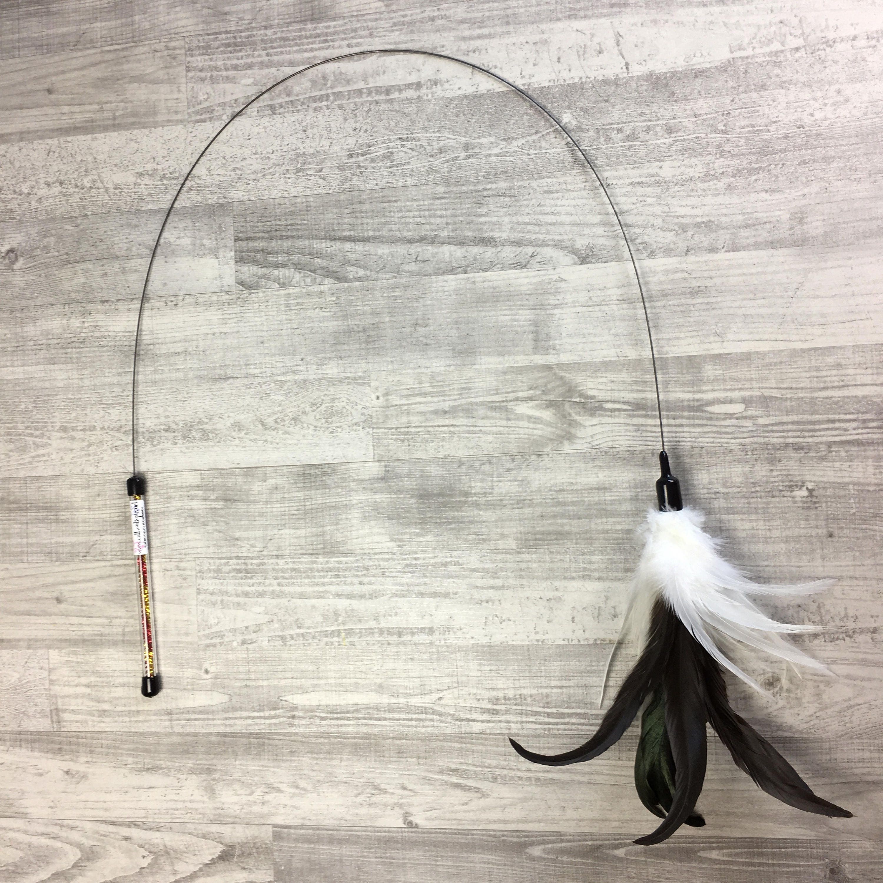 Bestselling Feather Cat Toy XL Feather Crown White - Etsy