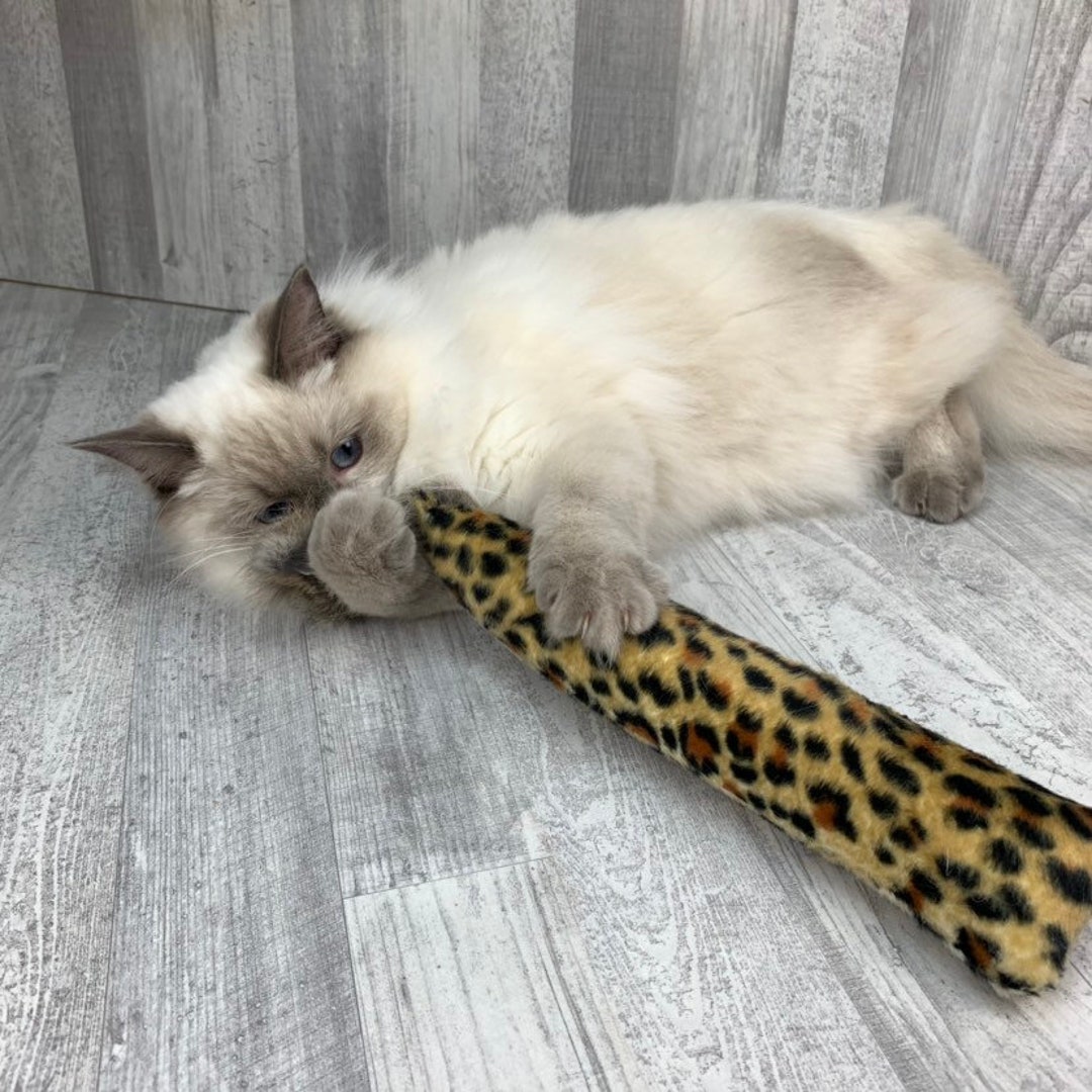 Cat Toy Kicker With Rabbit Fur Tail Rabbit Skin Cat Toy - Etsy