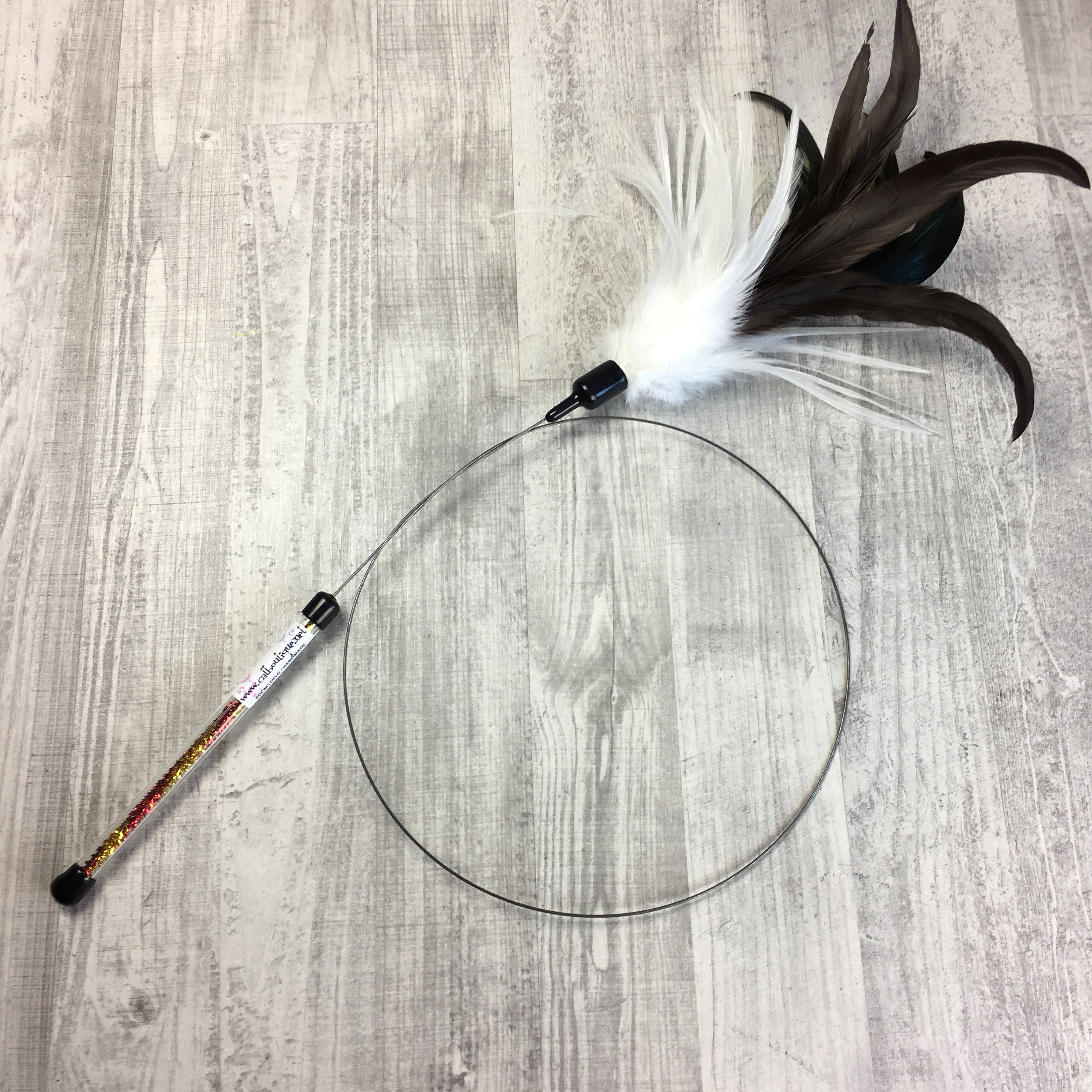 Bestselling Feather Cat Toy XL Feather Crown White - Etsy