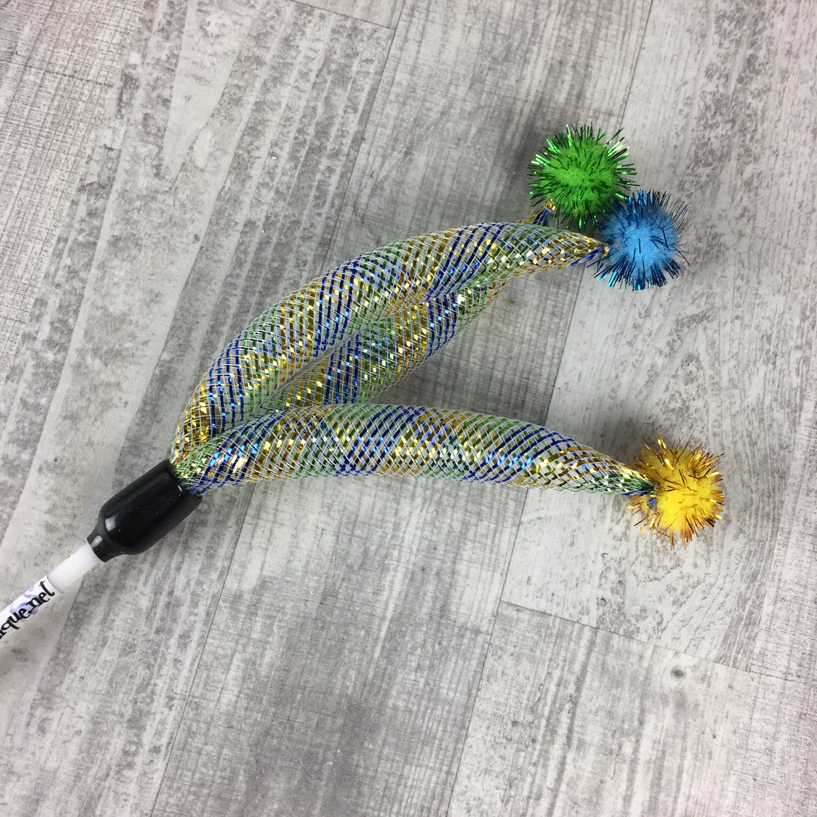 Cat Toy Jester With Bells Cat Teaser Toy Bell Cat Toy | Etsy